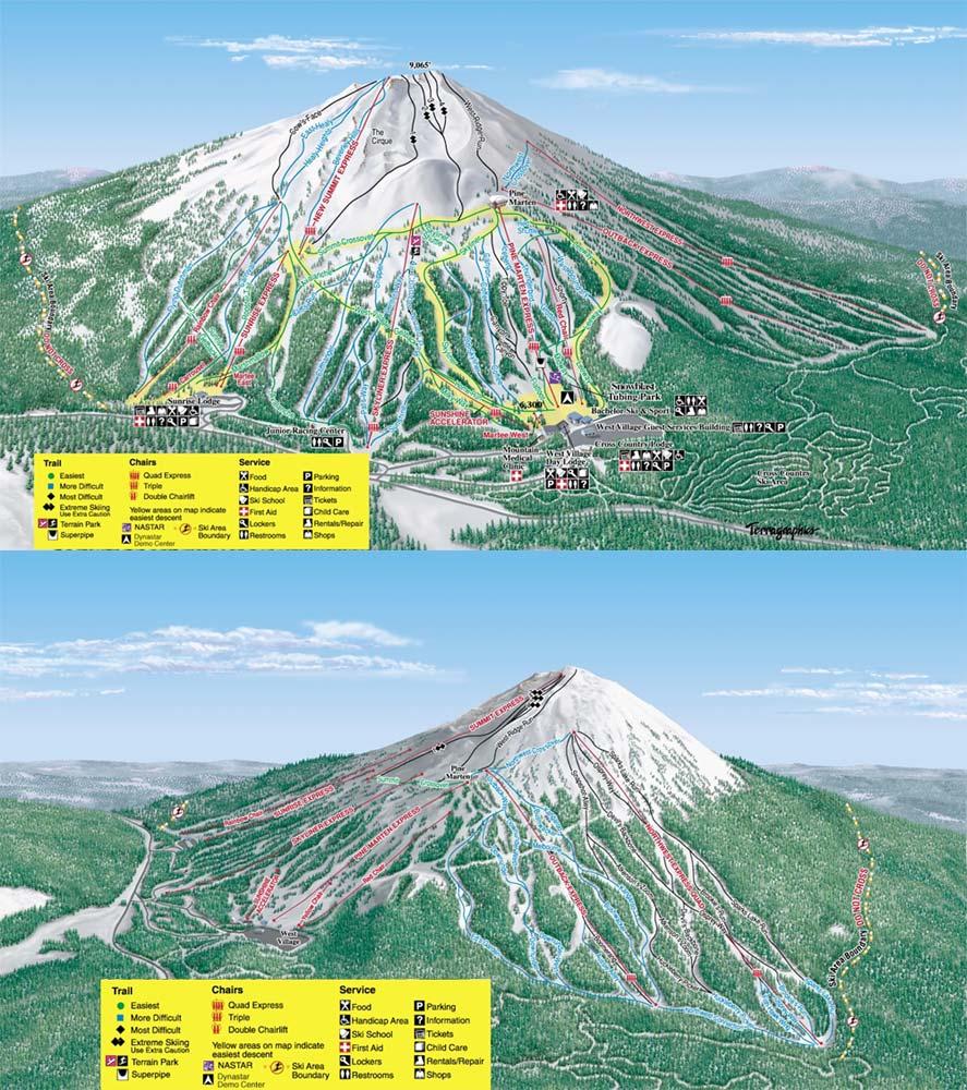 Mount Bachelor riding guide - World Snowboard Guide Mount Bachelor riding guide - World Snowboard Guide