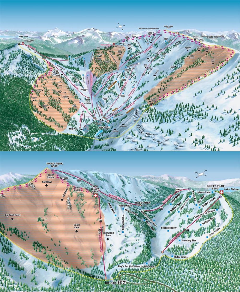 Alpine Meadows Resort Guide - World Snowboard Guide