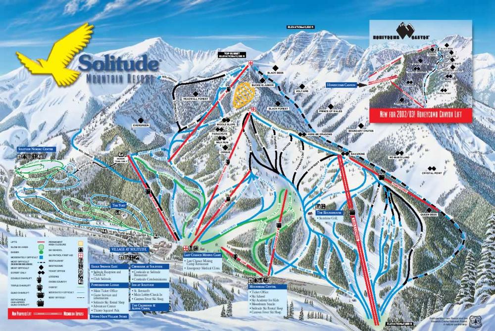 Solitude Mountain Resort Resort Guide - World Snowboard Guide