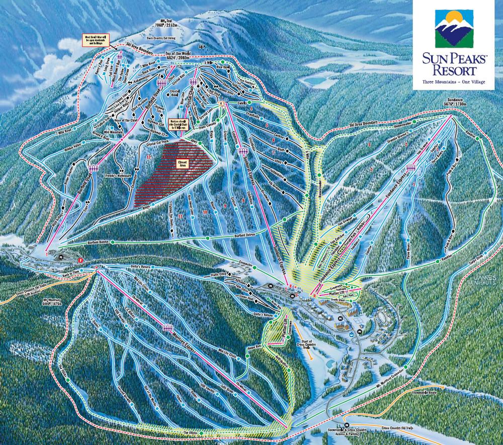 Sun Peaks Resort Guide - World Snowboard Guide