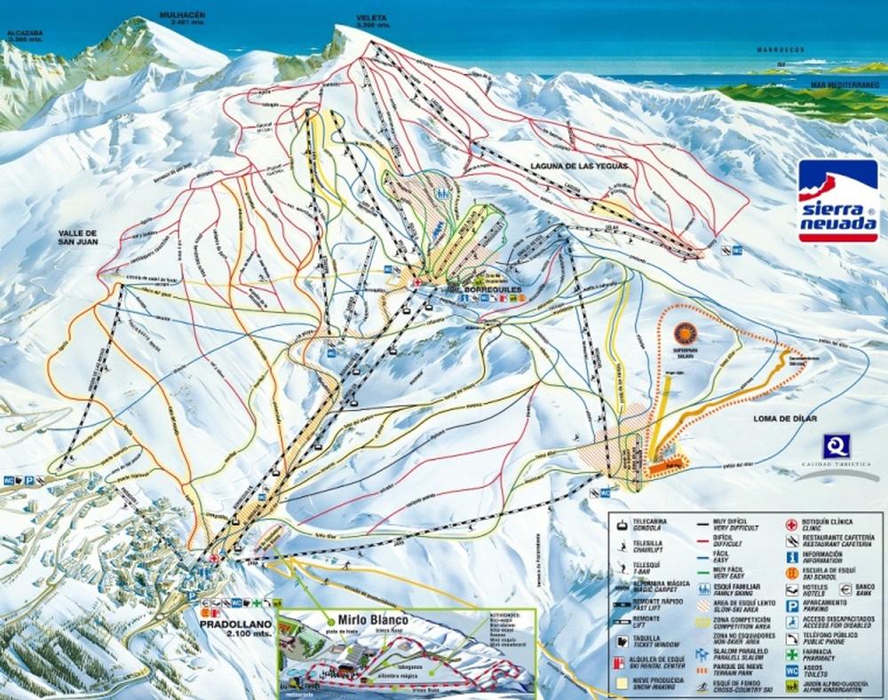 Sierra Nevada Resort Guide - World Snowboard Guide