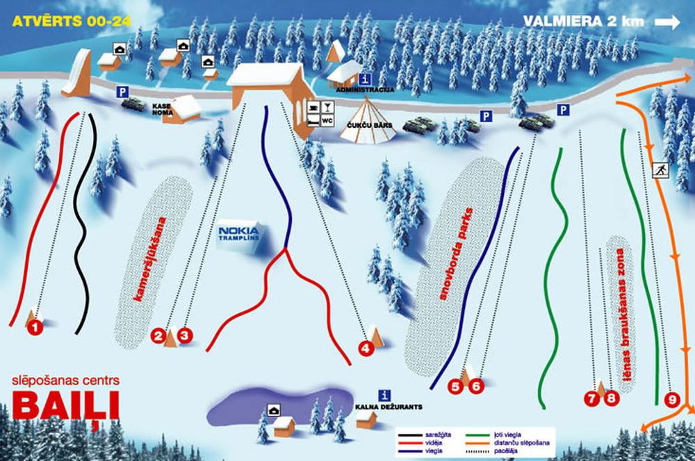 Valmiera Resort Guide - World Snowboard Guide