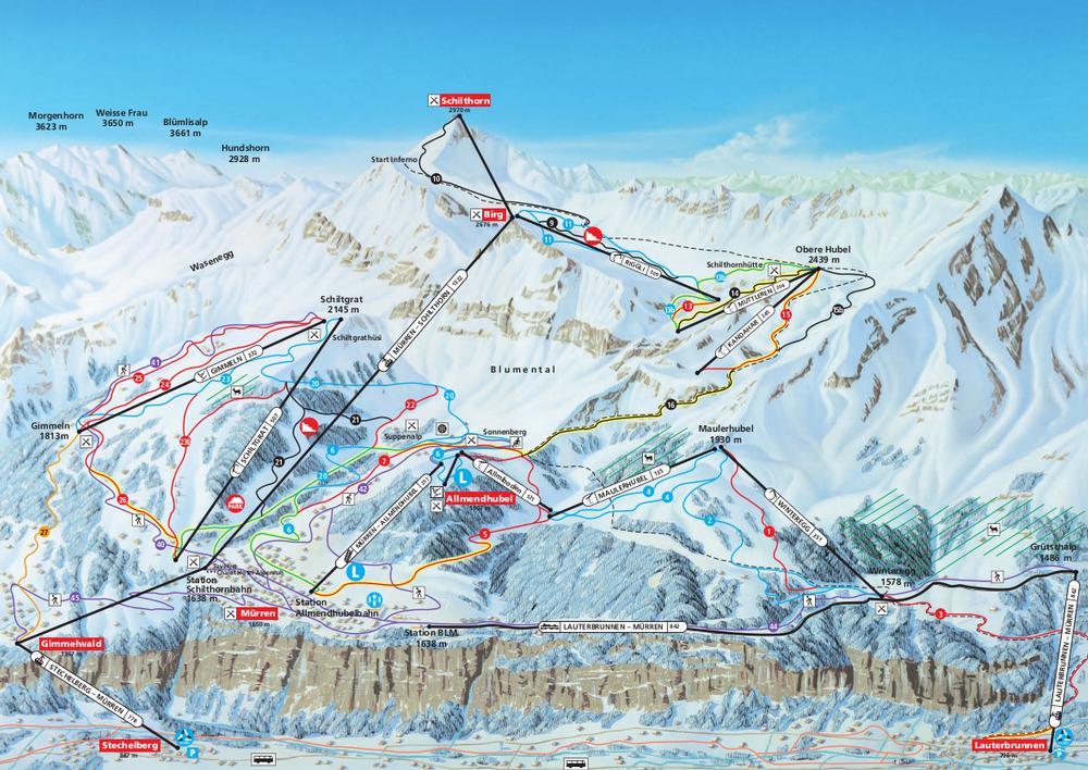 Murren Resort Guide - World Snowboard Guide