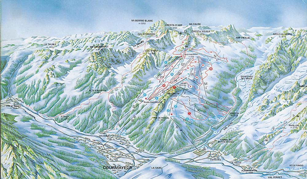Courmayeur Resort Guide - World Snowboard Guide