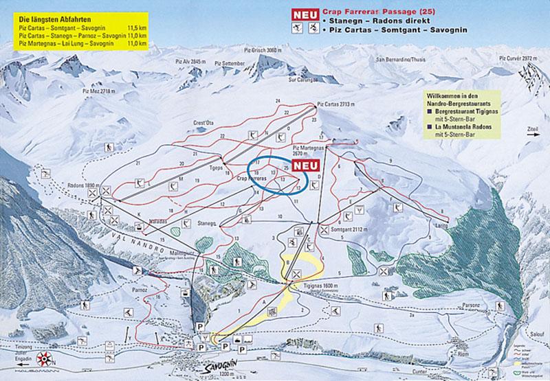 Savognin riding guide - World Snowboard Guide Savognin riding guide - World Snowboard Guide