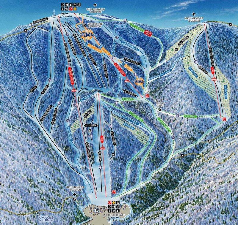 Mont Tremblant riding guide - World Snowboard Guide Mont Tremblant riding guide - World Snowboard Guide
